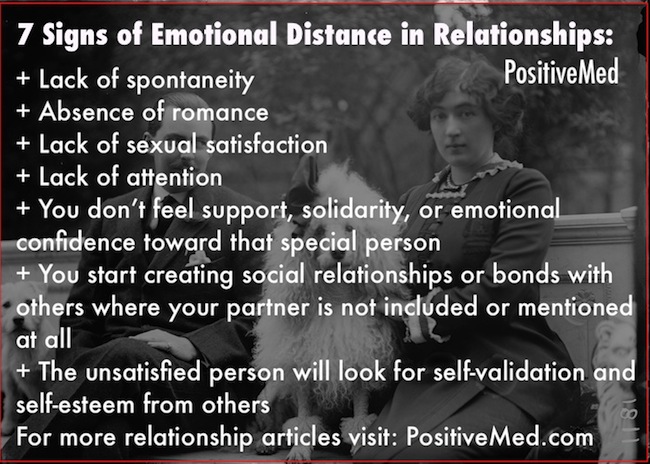 emotional distance - PositiveMed