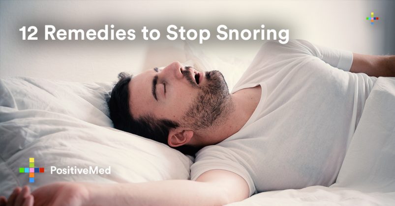 12 Remedies to Stop Snoring - PositiveMed