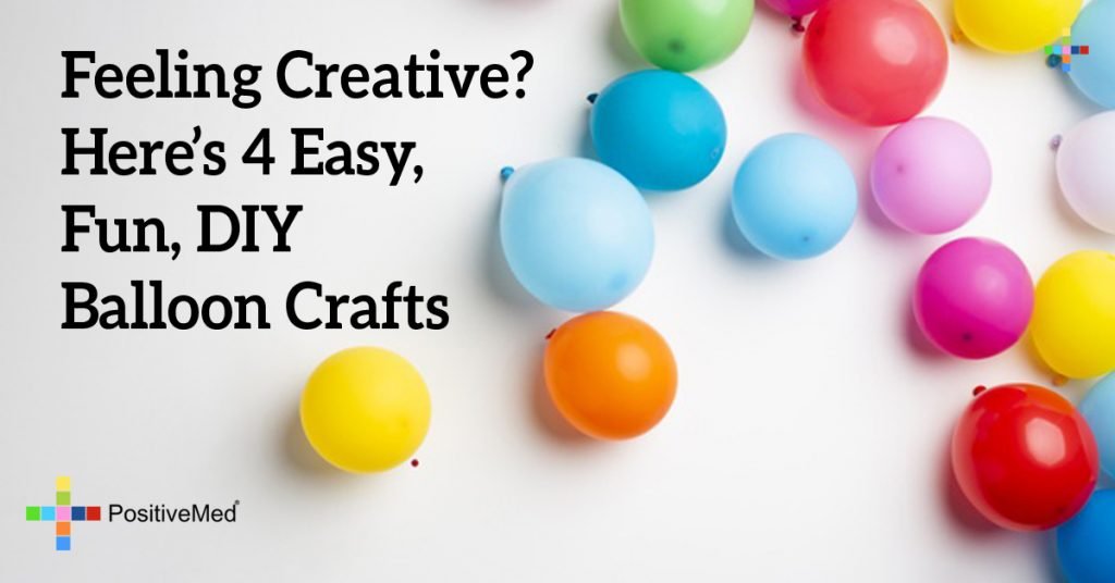 Feeling Creative? Here's 4 Easy, Fun, DIY Balloon Crafts