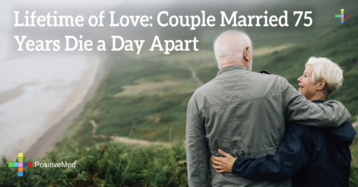 Lifetime of love: Couple married 75 years die a day apart