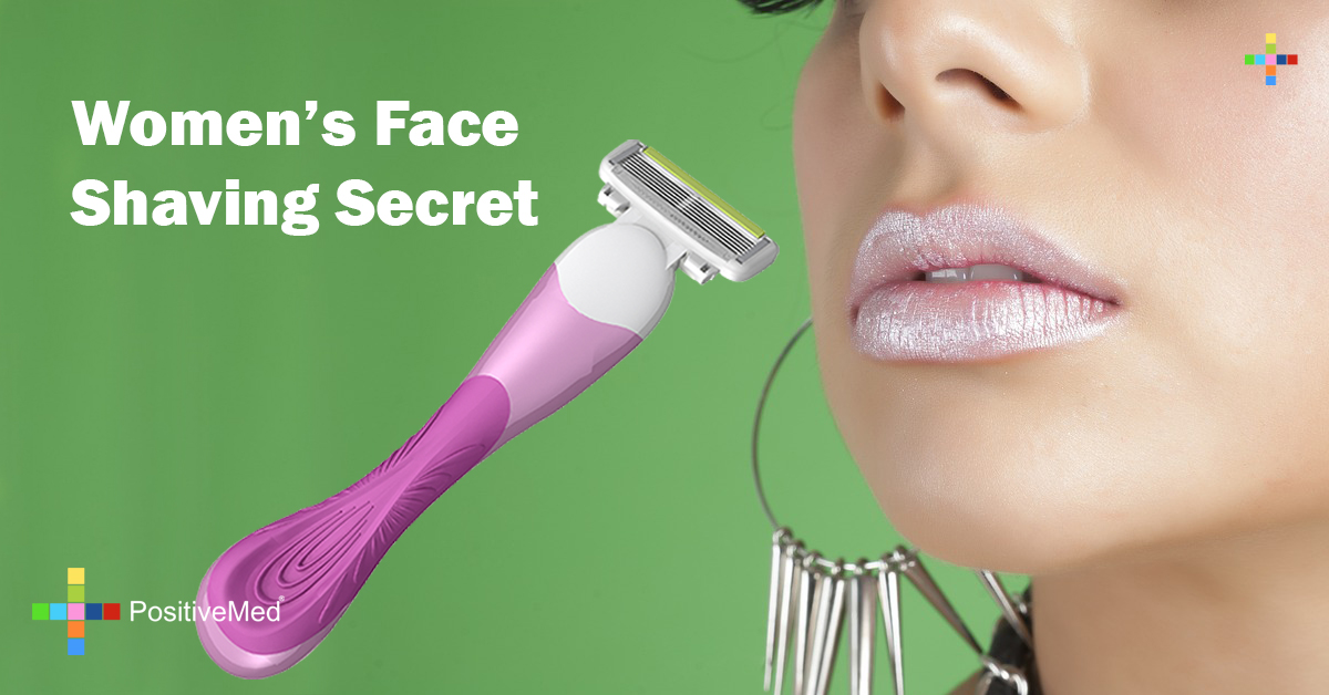 Women’s face shaving secret