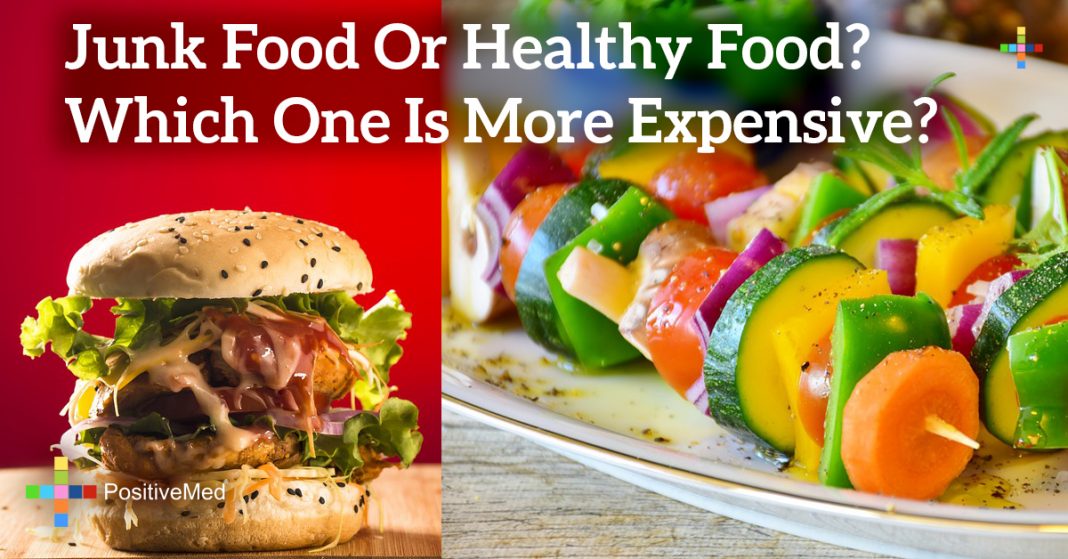 Junk food or healthy food? Which one is more expensive? - PositiveMed