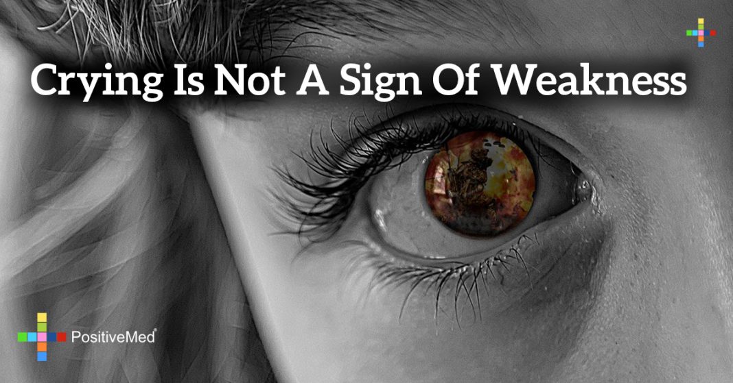 Crying is not a sign of weakness - PositiveMed