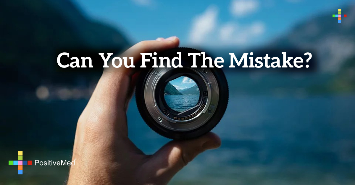 Can you find the mistake? - PositiveMed